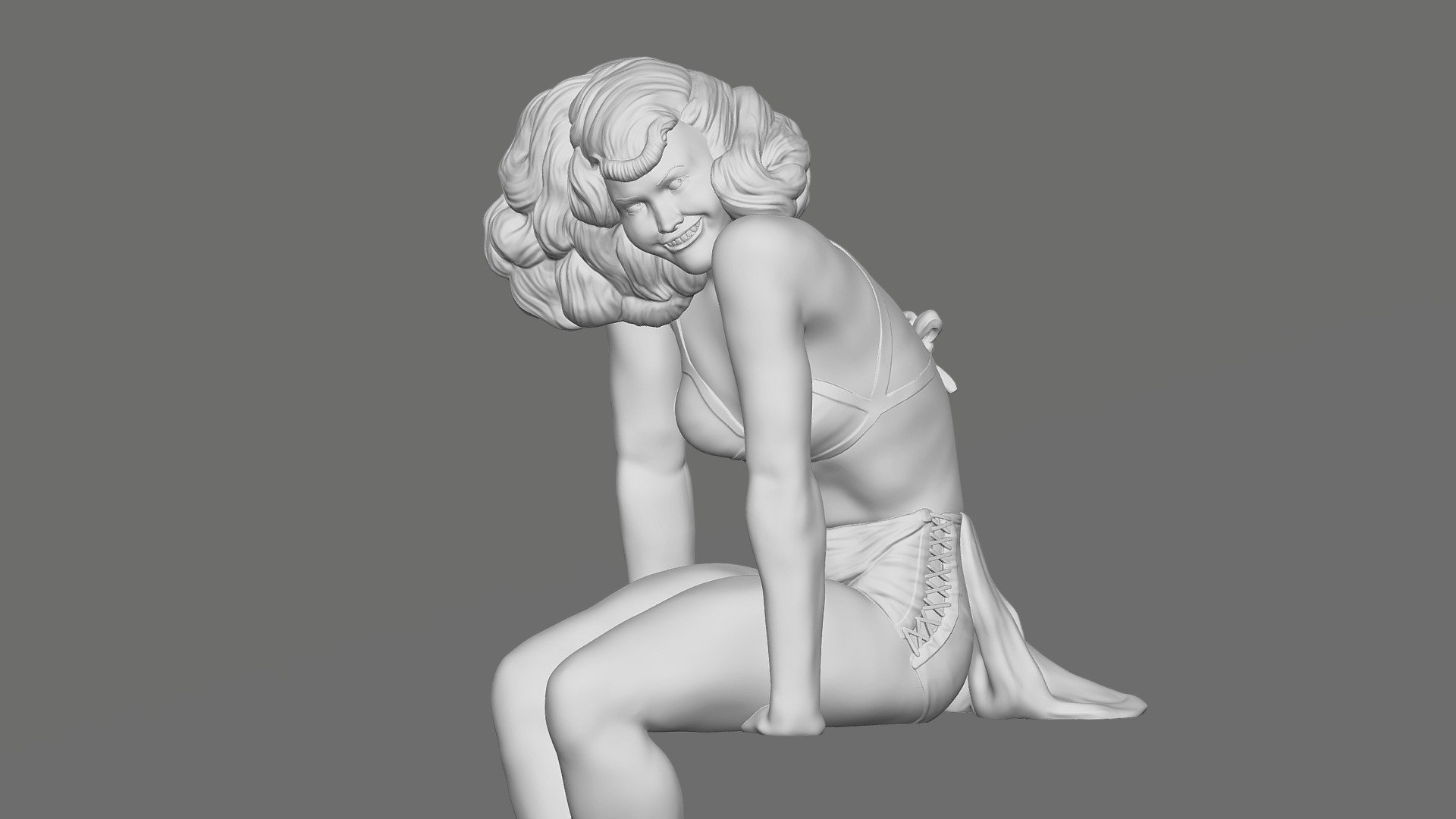 Twinkle Toes Pin-Up Print - Purchase Available - 3D model by AndreOrla [4860c09] - Sketchfab