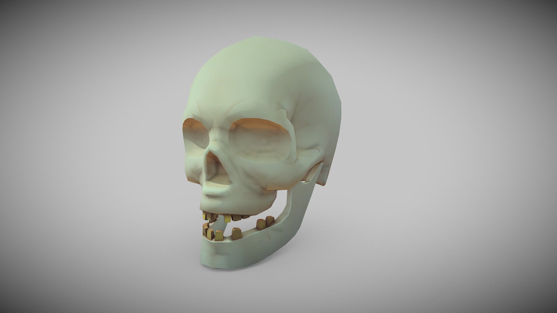 Low Poly Skull - Buy Royalty Free 3D model by joshopel [48630fd ...