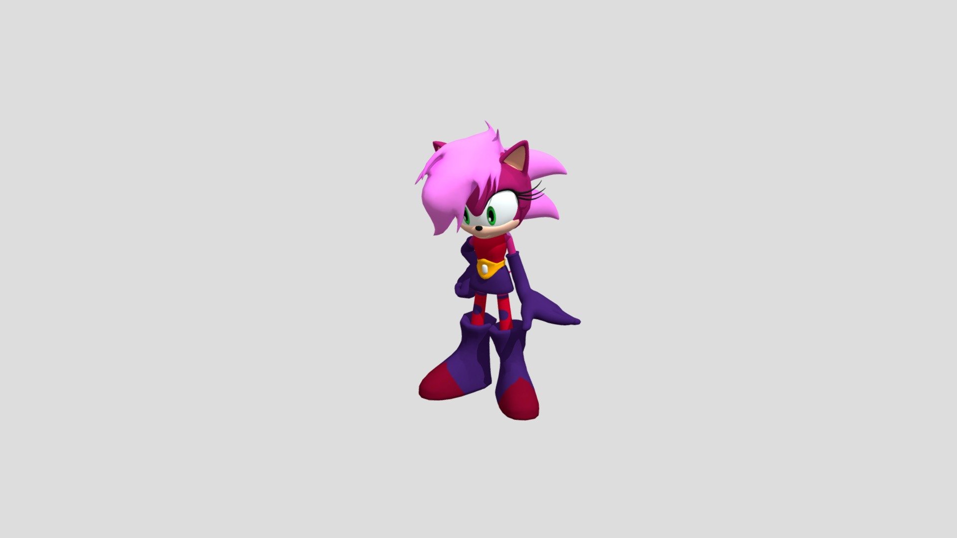 Sonic The Hedgehog - Sonia - Download Free 3D model by marwanabkhoh ...