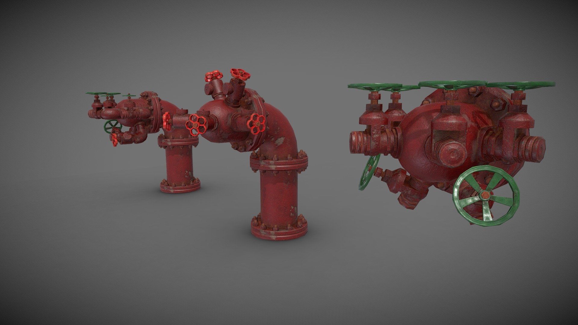 Fallout 4 hydrant - 3D model by Nollopa [486444d] - Sketchfab