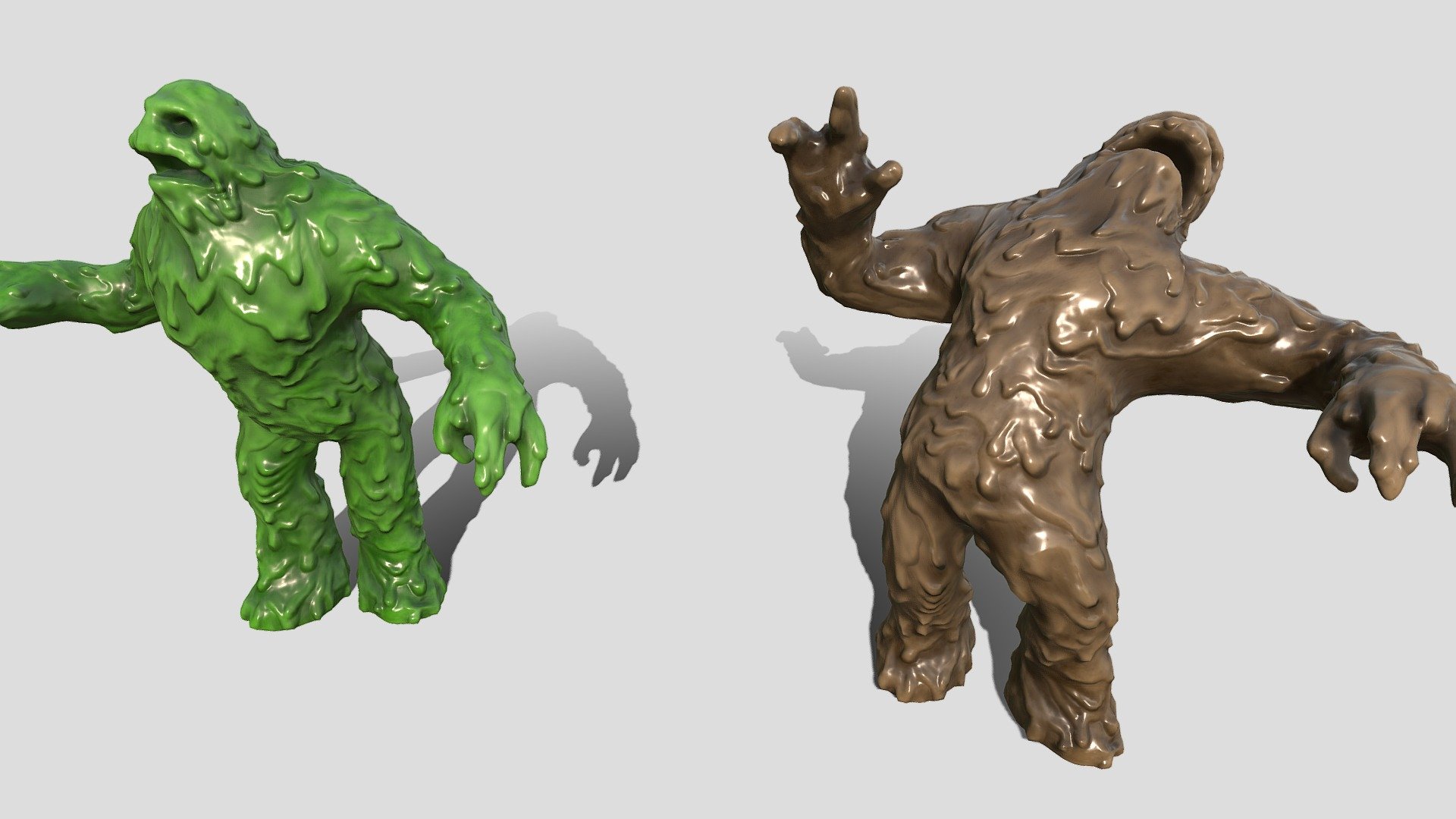 Mudman and swampman - 3D model by Buncic [48653af] - Sketchfab