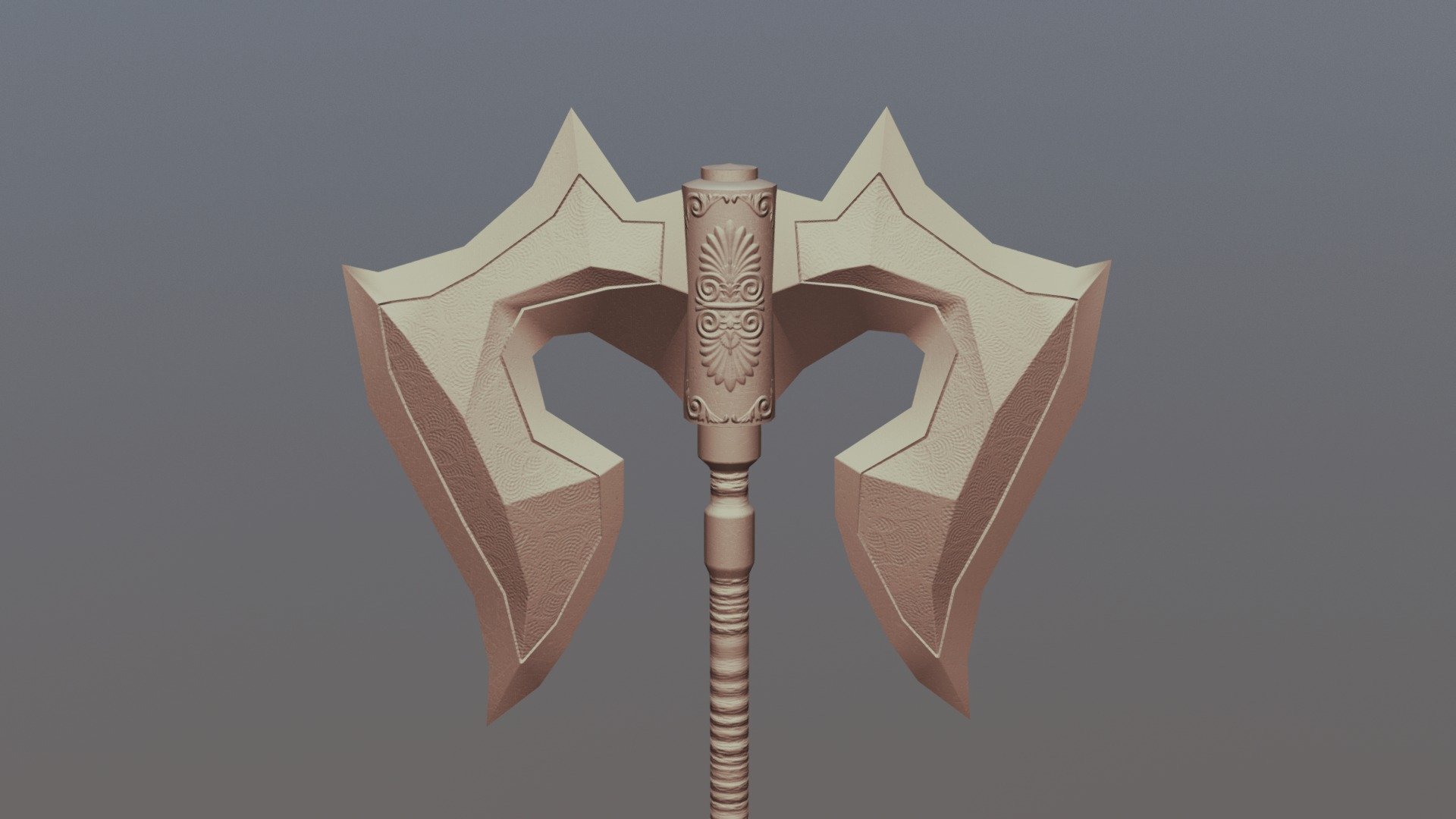 2-handed axe - 3D model by Daydee [4865b6a] - Sketchfab