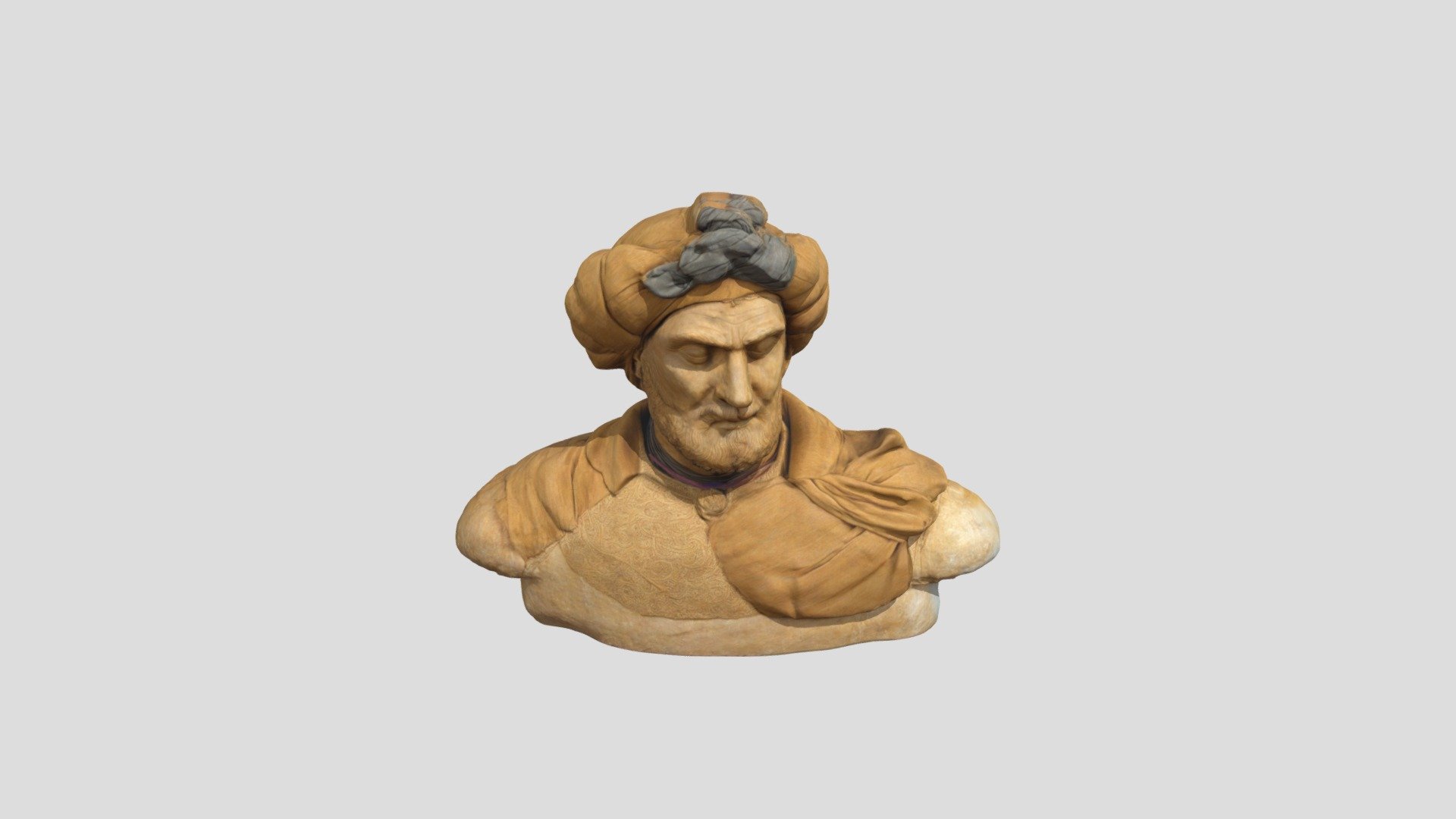 ottoman sultan emperor sculpture statue v1 - 3D model by ...