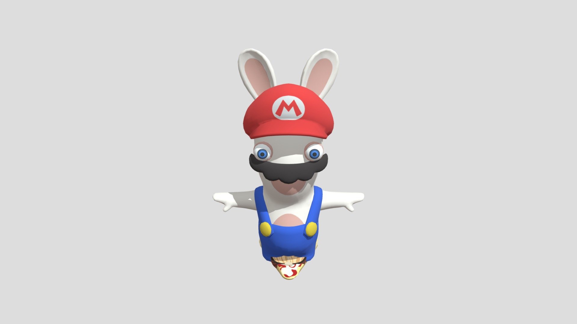 Rabbid Mario - 3D model by jmlmenorca [4867a03] - Sketchfab