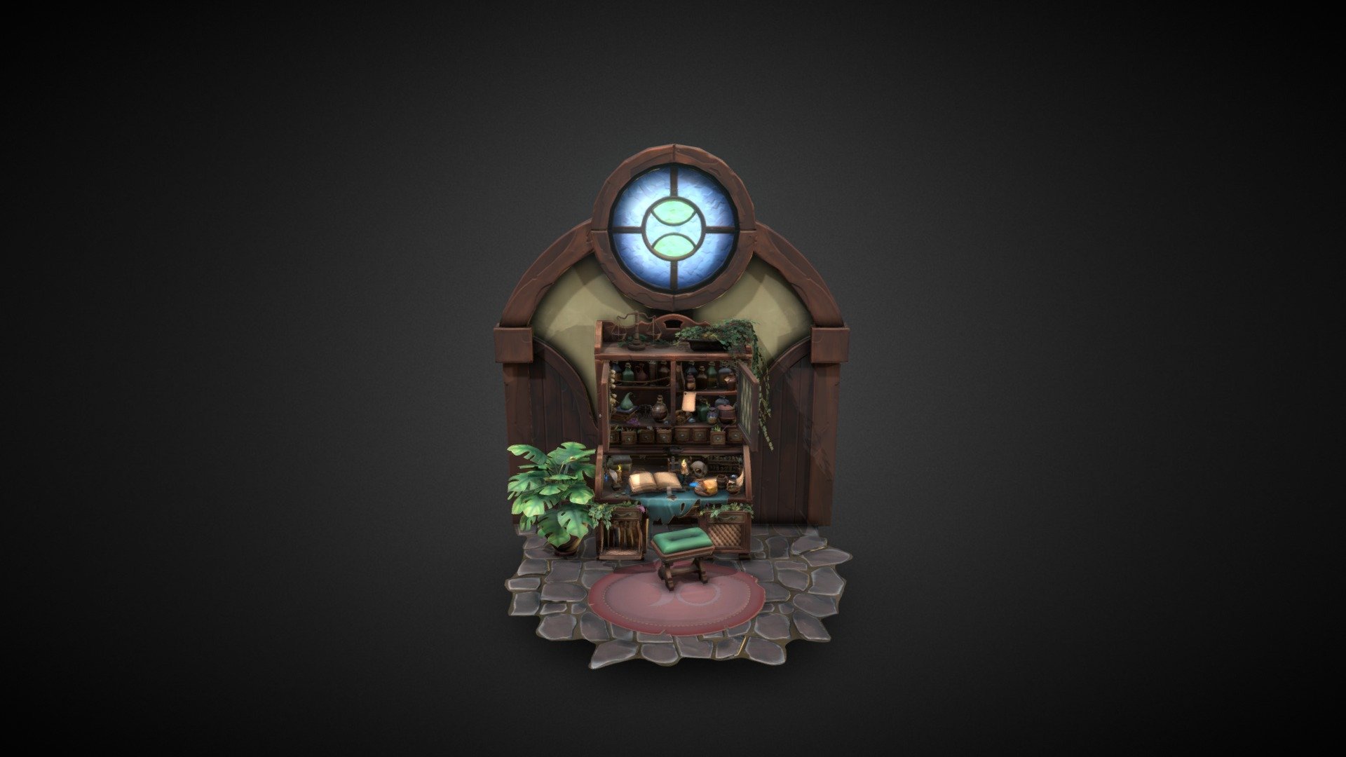 Stylized Old Desk - 3D model by natanescarpi [4868392] - Sketchfab