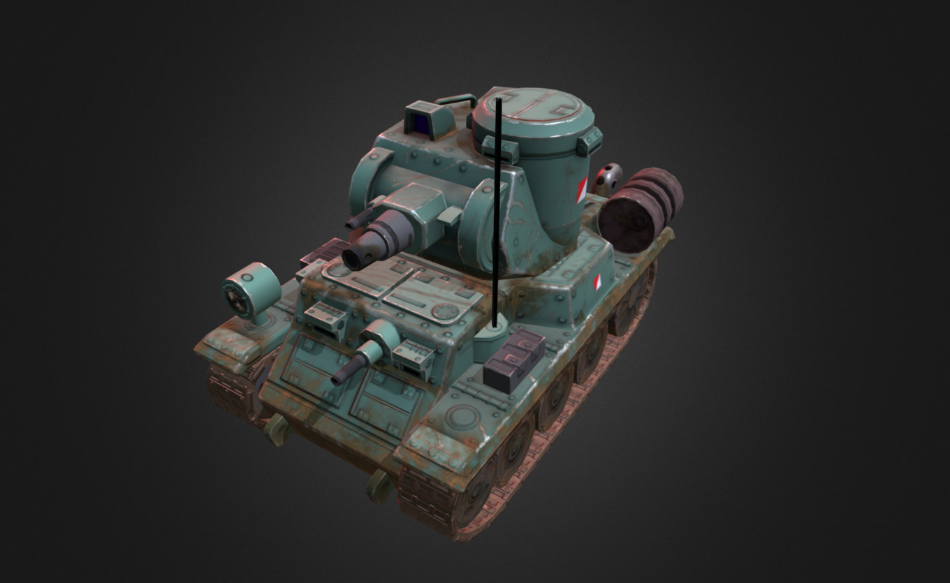 Light Tank V3 - 3D model by henskelion [486c321] - Sketchfab