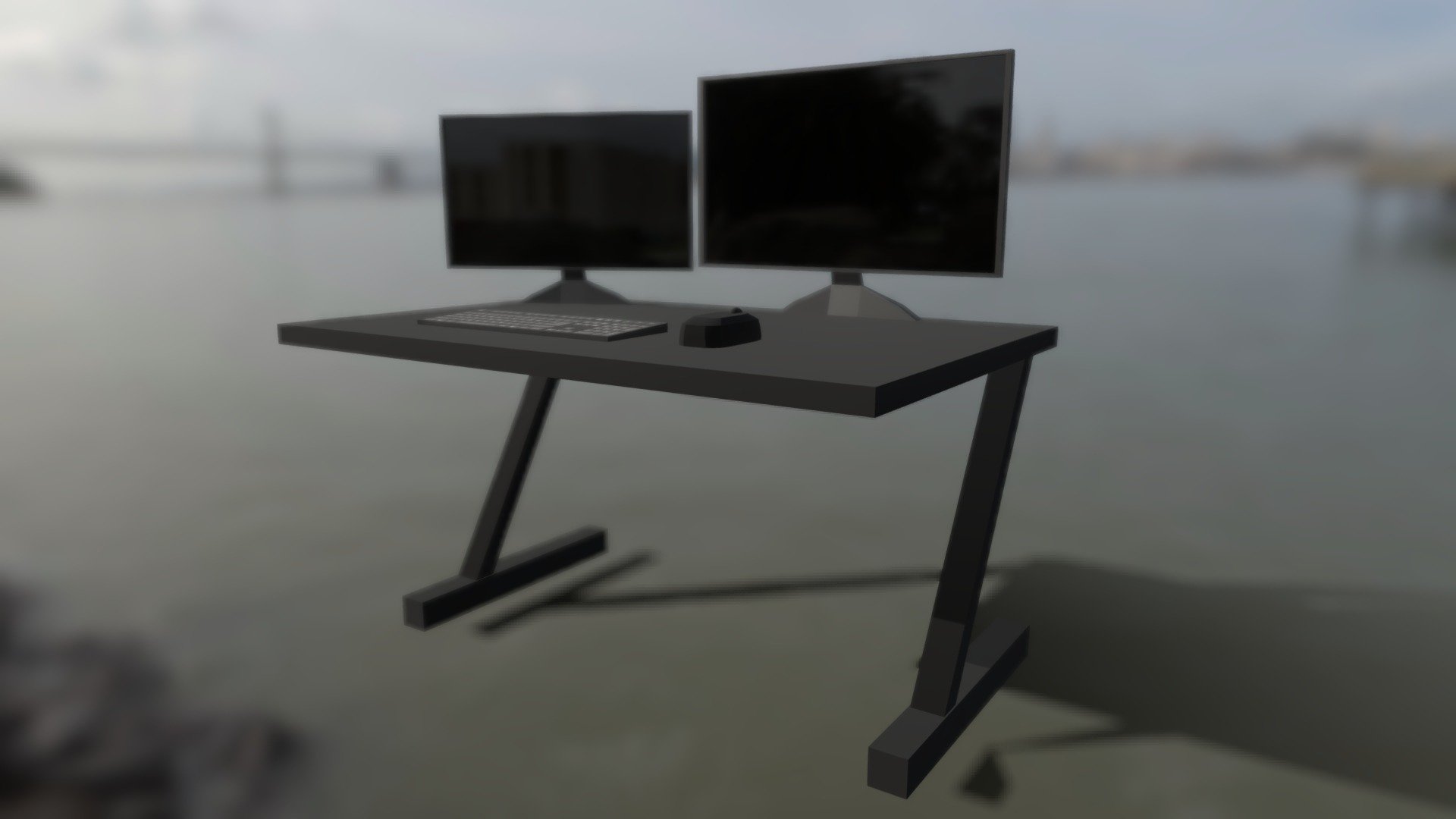 Small Gaming setup - Download Free 3D model by HGamesStudio ...