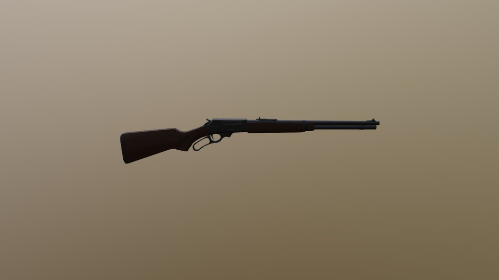 Lever Action Rifle - A 3D model collection by Tuco (@GhostPXL) - Sketchfab