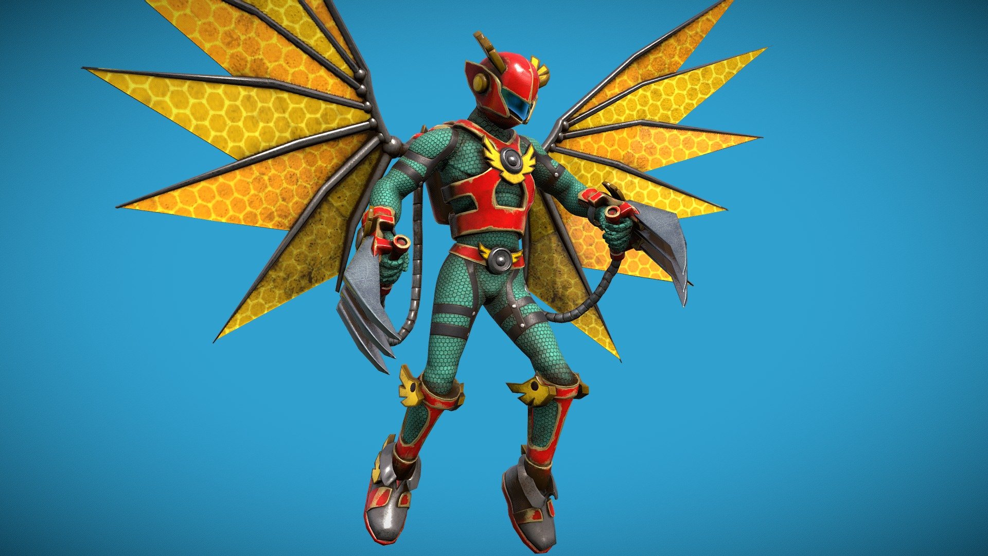 Flying Icarus - animated - Download Free 3D model by Vetech82 [486dd99 ...