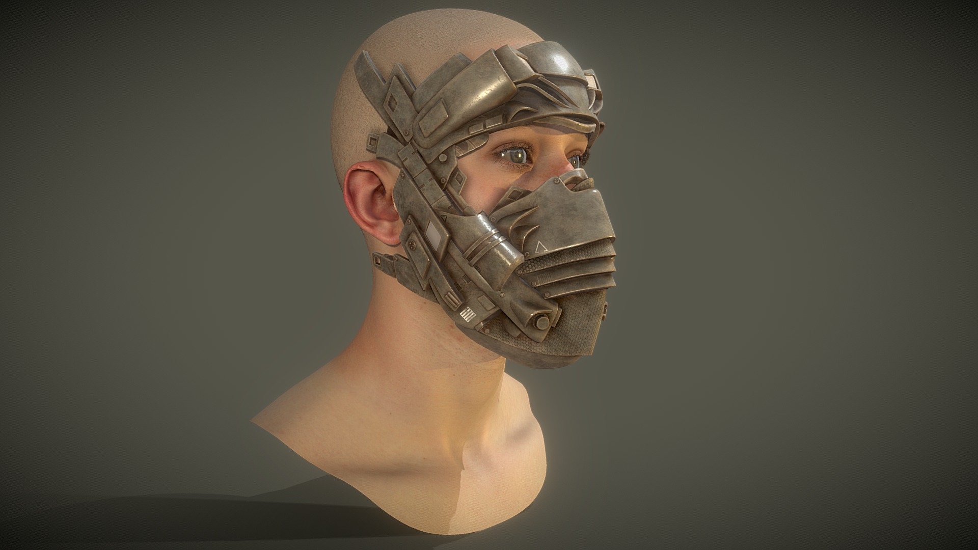 3D mask impress - 3D model by alejos71 [486e958] - Sketchfab