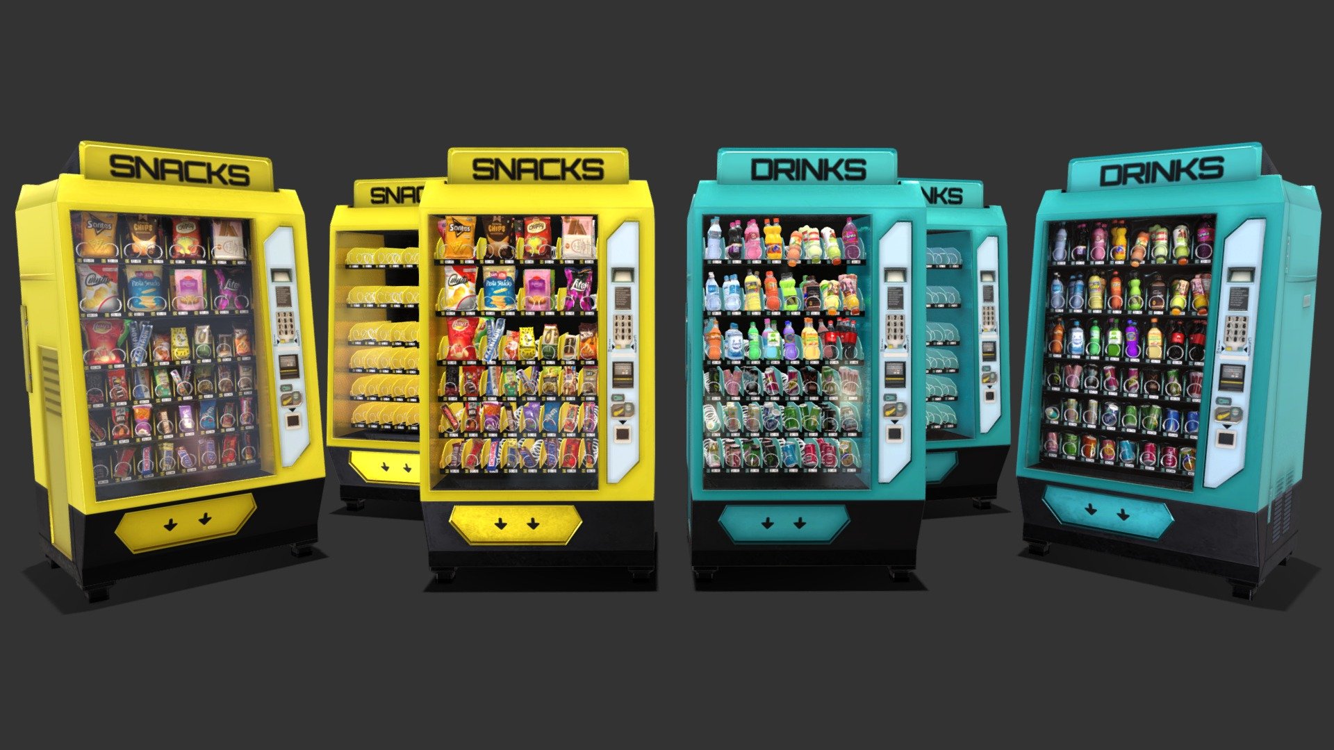 Vending Machine - 3D model by Zelad (@zelad3d) [487044c] - Sketchfab