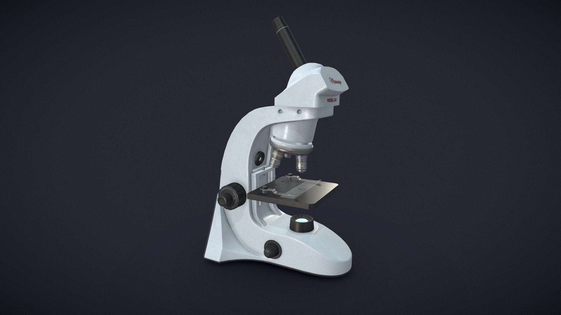 Microscope - 3D model by Kozerin [48718fc] - Sketchfab