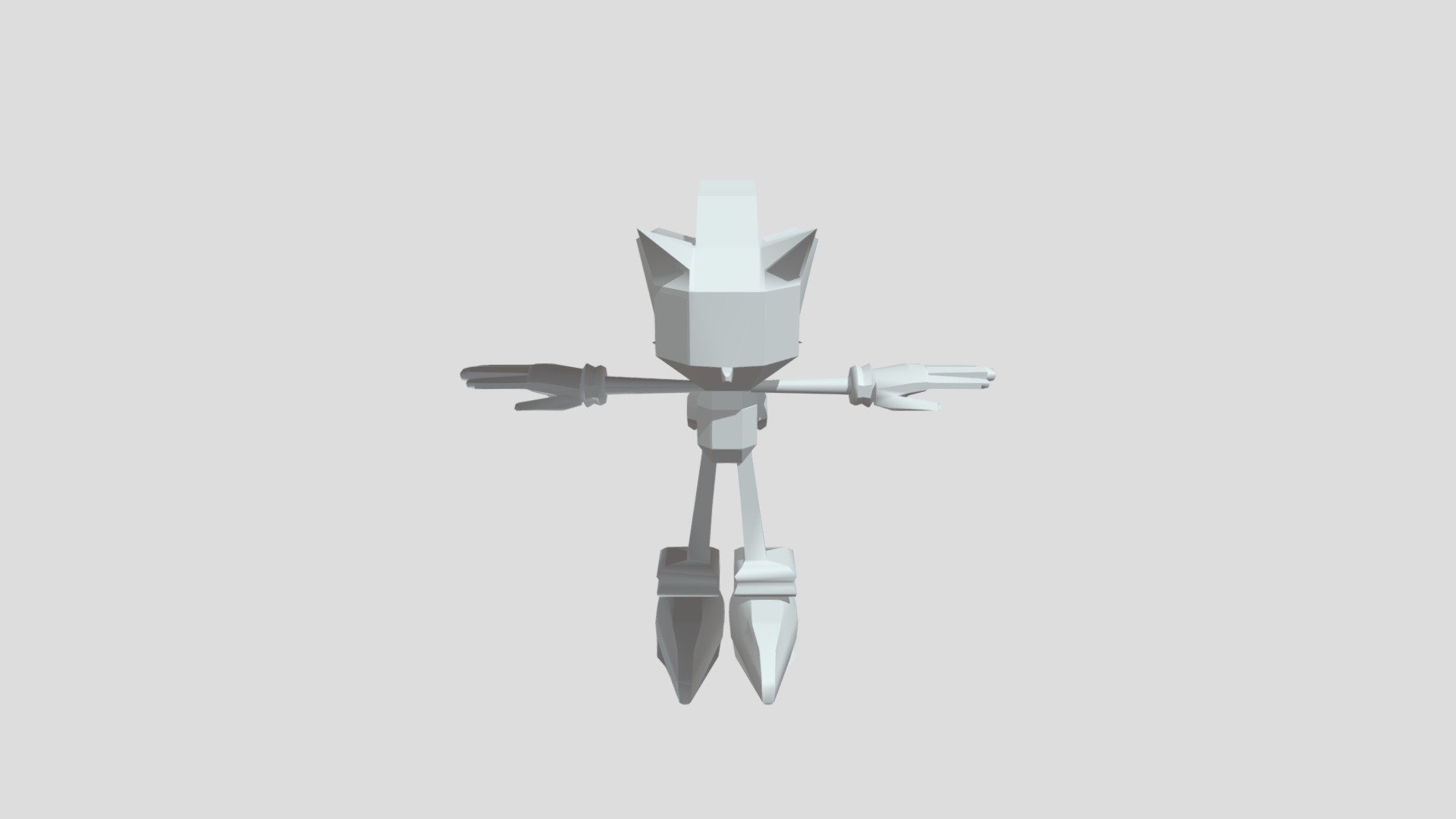 Modern Sonic Model BC - 3D model by BladeCat139 [4871d08] - Sketchfab