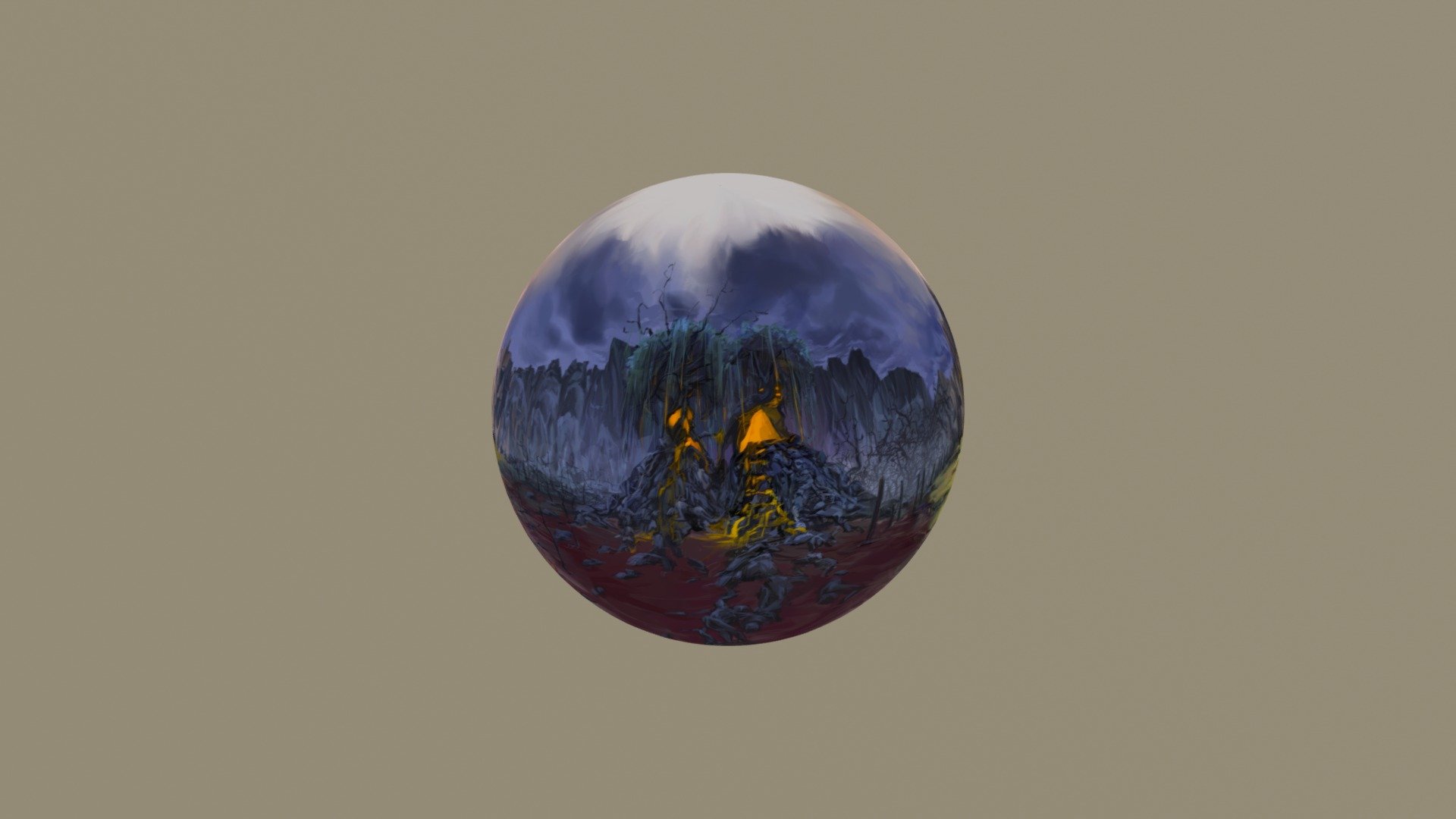 Horror Forest Environment Concept - 3D model by Reeve (@zephyriee ...