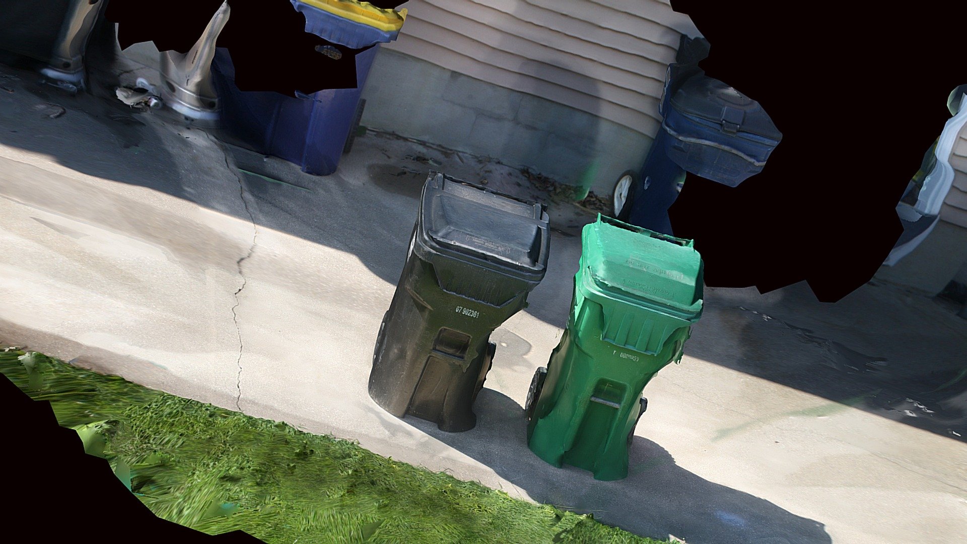 Test Scan Trash Cans - 3D model by davidjacksonpol [4872d62] - Sketchfab