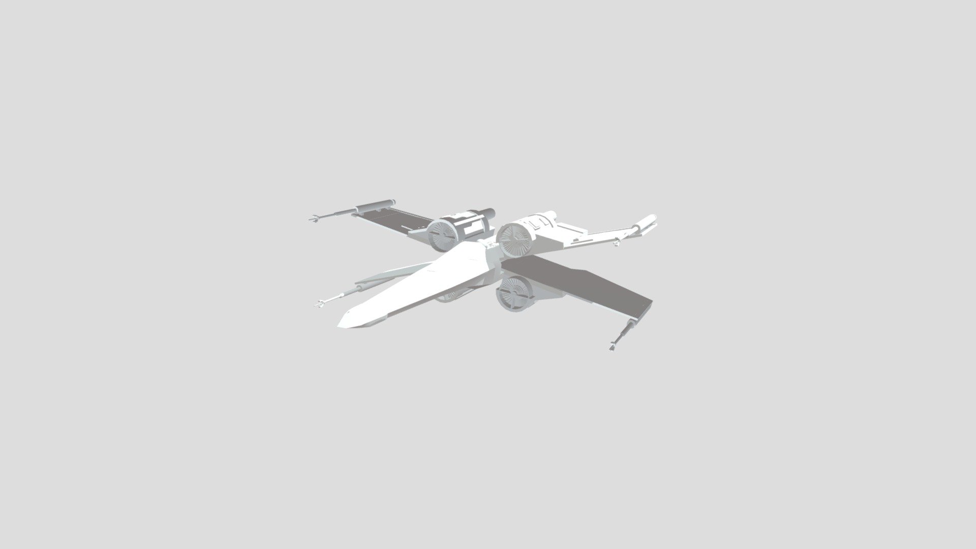 X Wing Asset - 3D model by TristanKoning [4873535] - Sketchfab