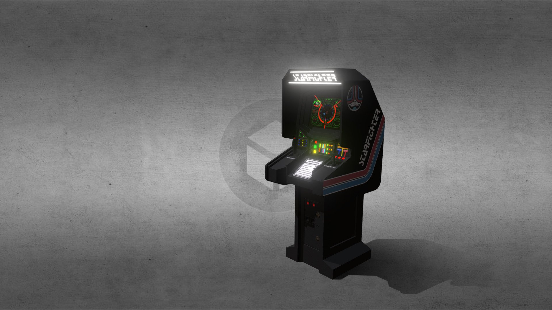 Starfighter Arcade Game - 3D model by PlattIntroTo3d [487539f] - Sketchfab