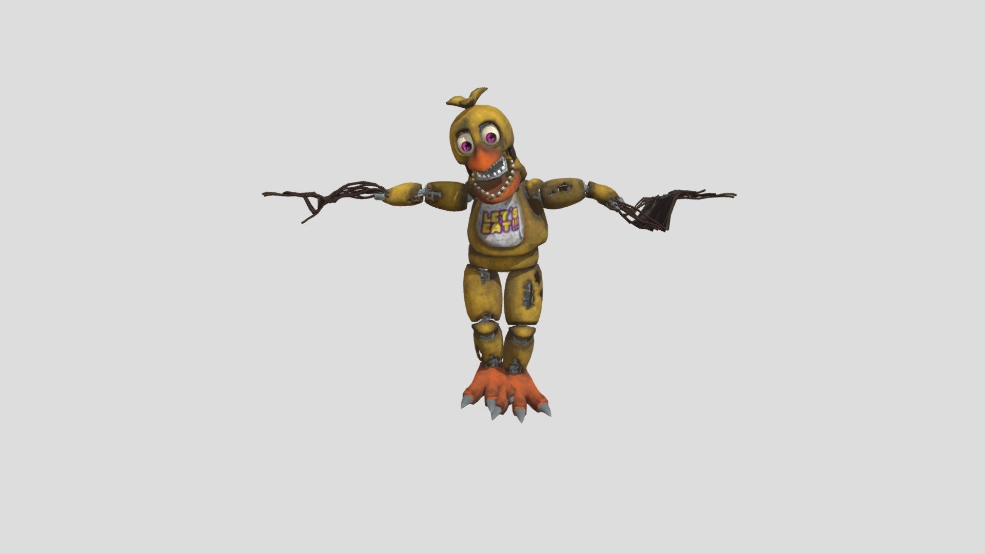 All Withered Chica - Download Free 3D model by ann55010970637 [4875873 ...