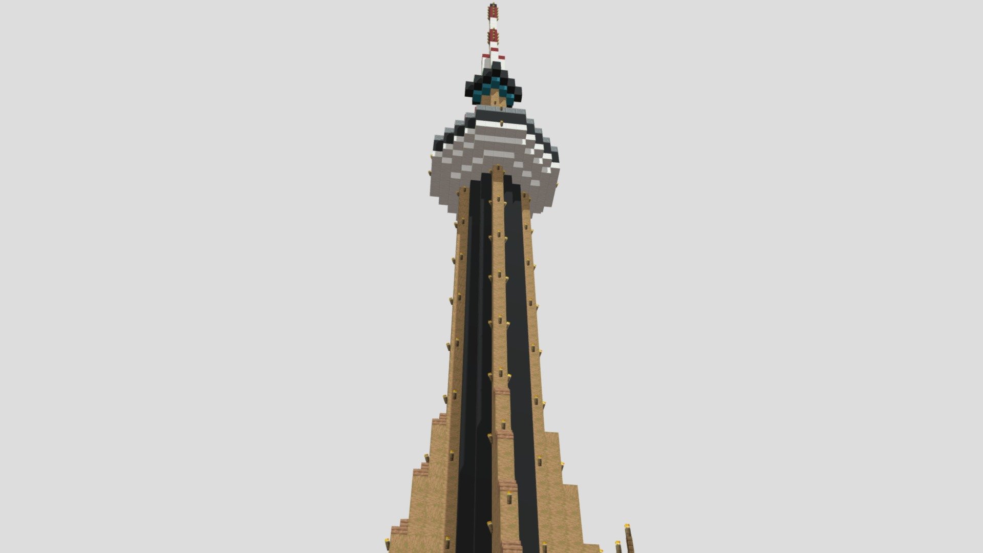 CN Tower - Download Free 3D model by Minecrafter1984 (@ryanh08181984 ...