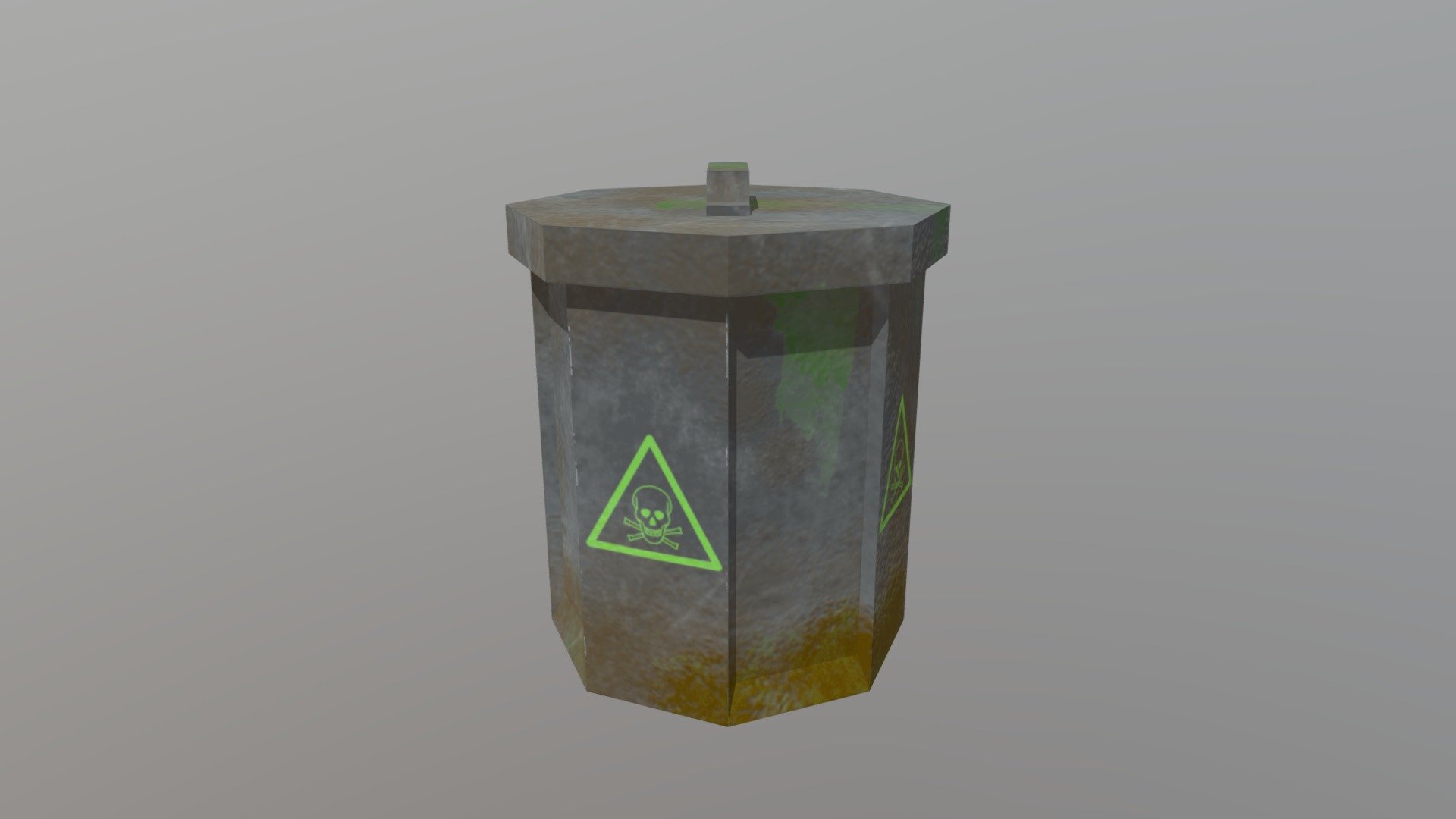 Trashcan - 3D model by Moises Ruiz (@MoisesRuiz) [48766c1] - Sketchfab