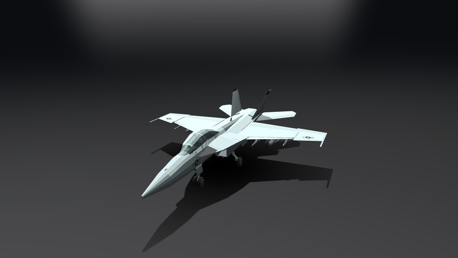 Low poly F18 super hornet - Download Free 3D model by SIpriv (@S1Priv ...