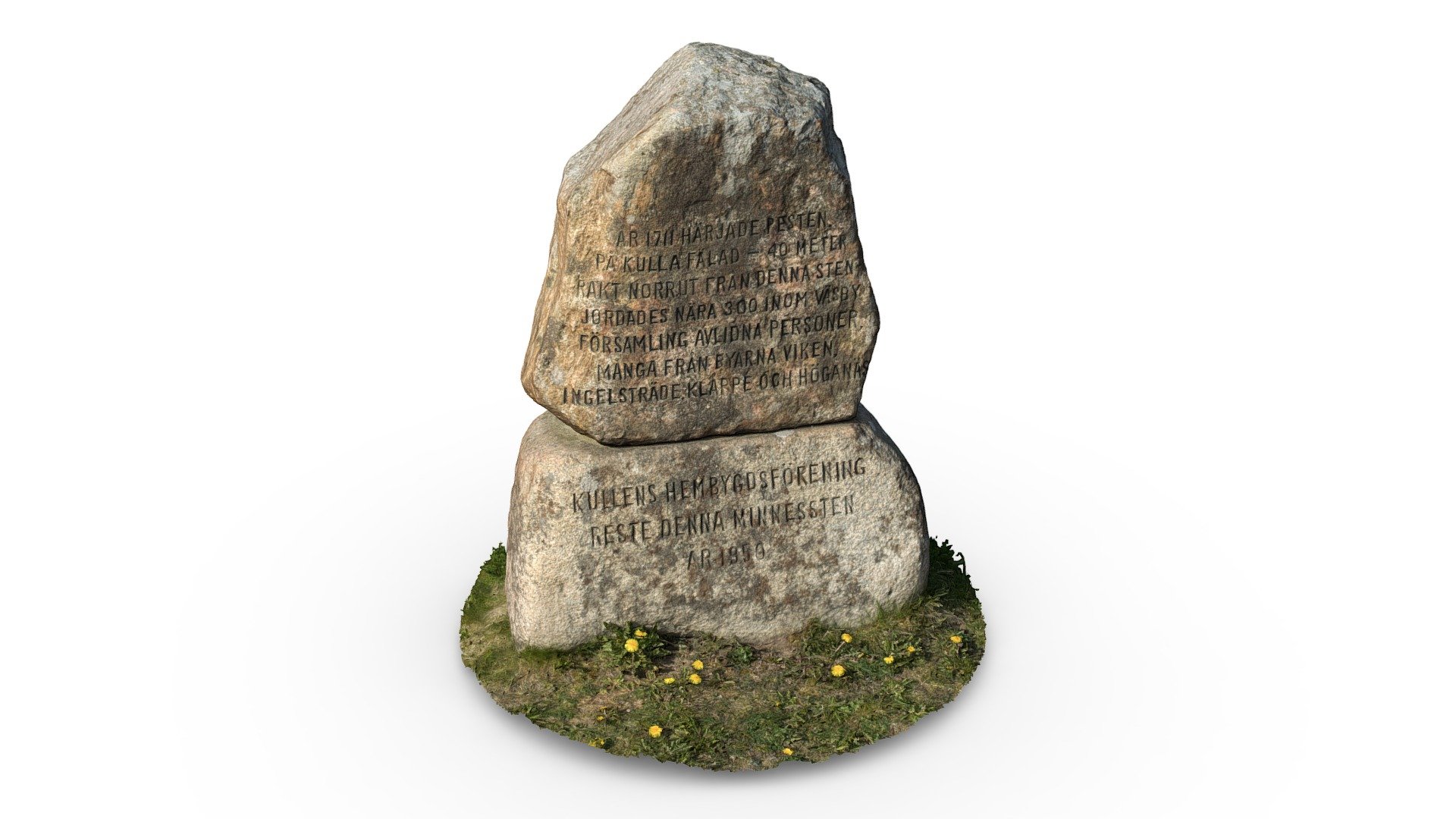 Memorial stone - 3D model by Reifer [48795cf] - Sketchfab