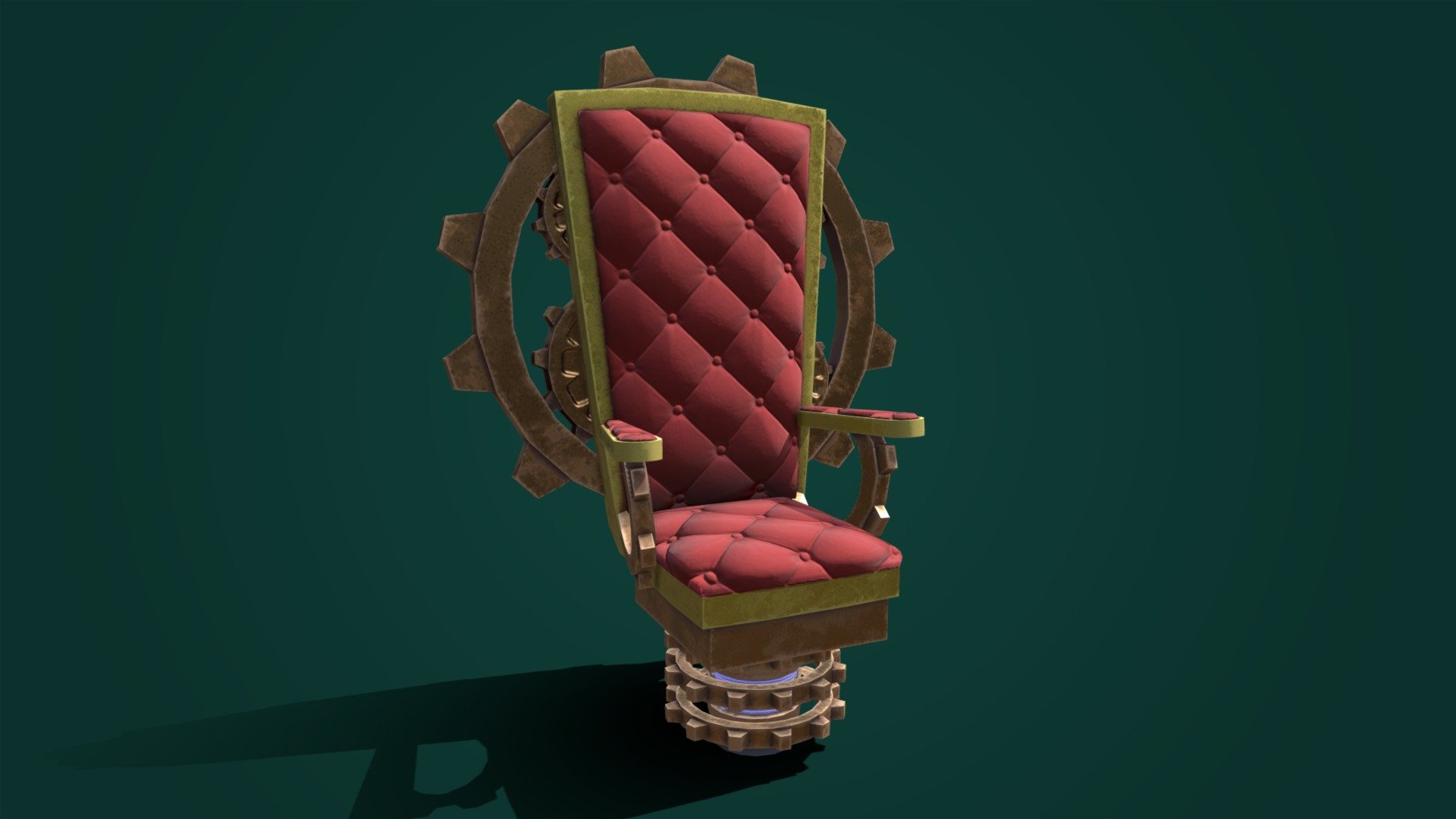 Aristocrash - Steampunk Throne - 3D model by Toby Harris-St John ...