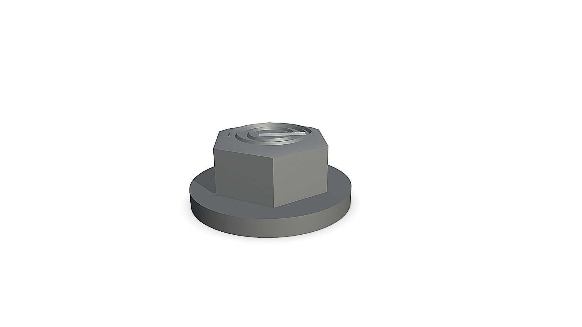PE COLOR CAP W LOGO (ARMOUR GREY) - 3D model by Engineering Edge ...