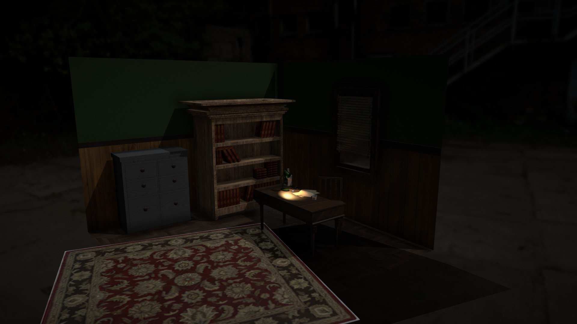Detective Office - Download Free 3D model by student_3 [487f915 ...