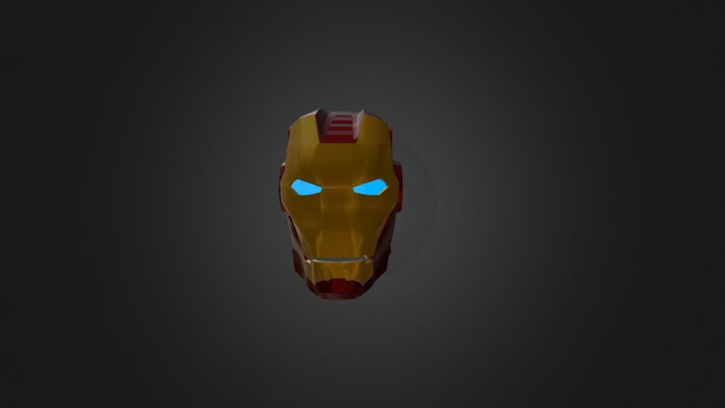 Iron man helmet - 3D model by E'Art'H (@kharadiparth28) [487fa41 ...