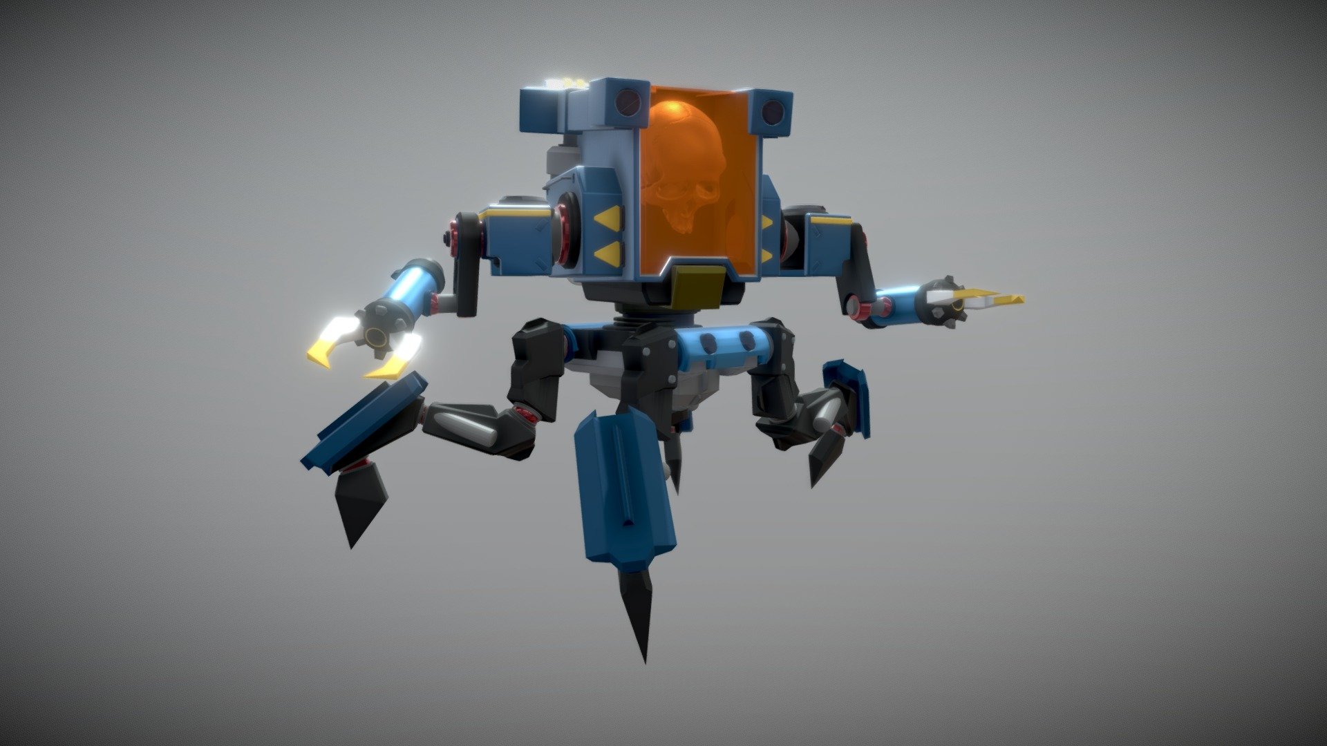 XYZ Details 1 Robot Skull Man - Download Free 3D model by snake666 ...