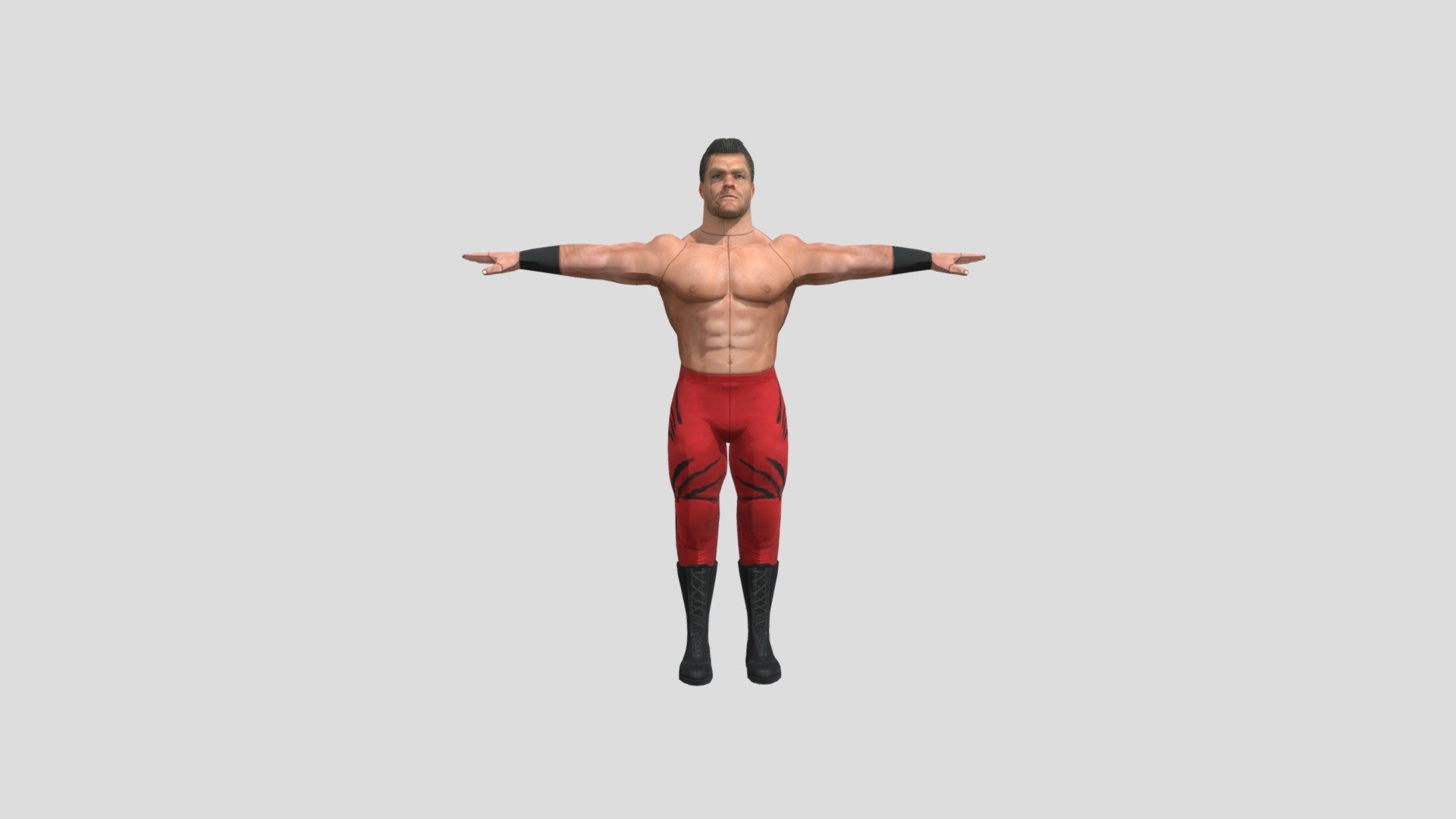 WWE charater - Download Free 3D model by GSMRF [4881847] - Sketchfab