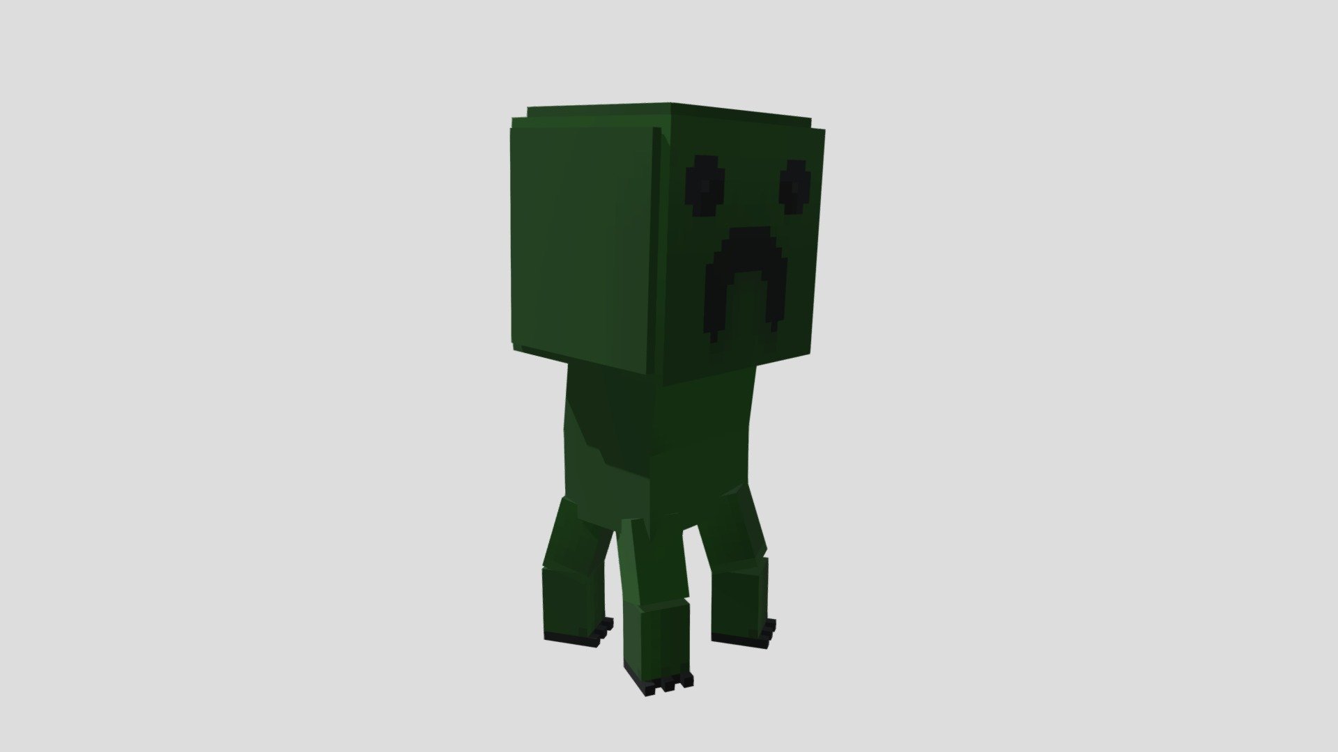 Realistic Creeper - Download Free 3D model by Vaporeon193 [488249b ...