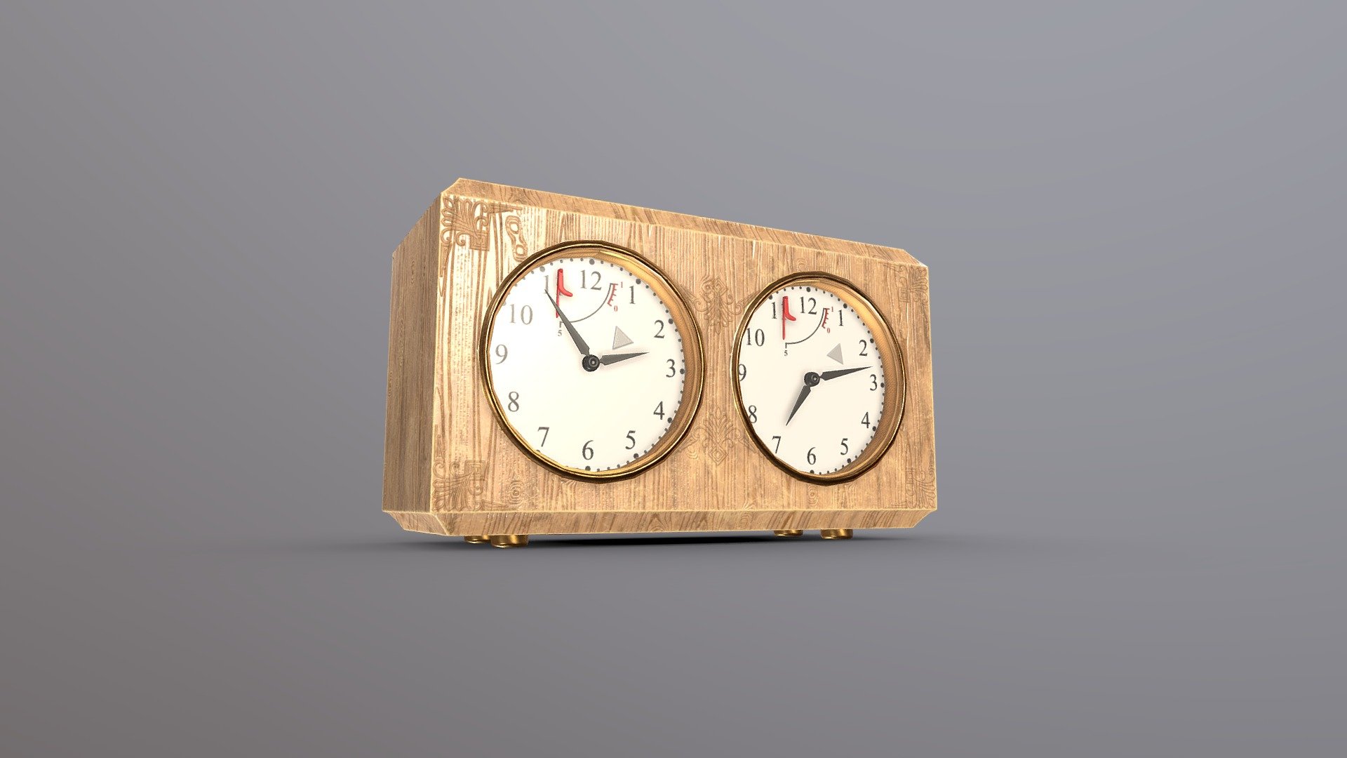 Chess clock v1 - 3D model by Snjl (@SNJ.) [48836bd] - Sketchfab