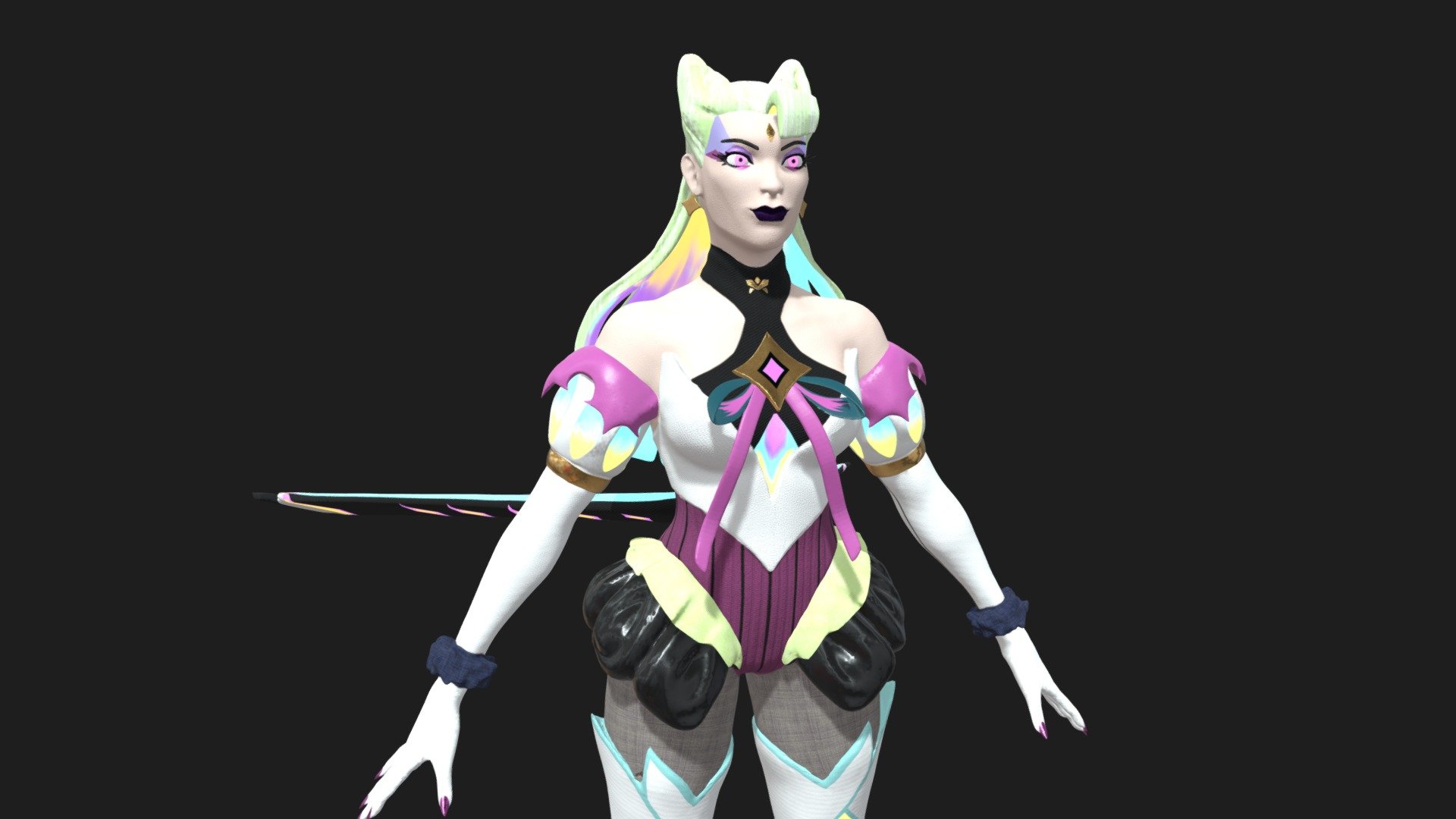 Star Nemesis Evelynn 3d Model By Gabespence [4883860] Sketchfab