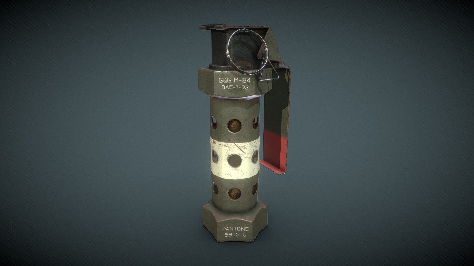 Flashbang / Stun Grenade - 3D model by MerlijnHeylen [488550e] - Sketchfab