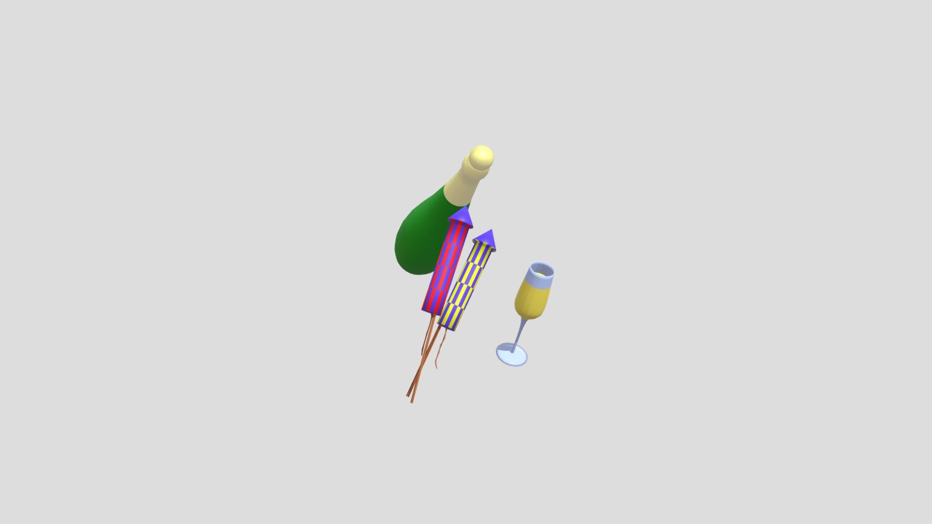 New Year - Download Free 3D model by Cyberluna [48856dc] - Sketchfab