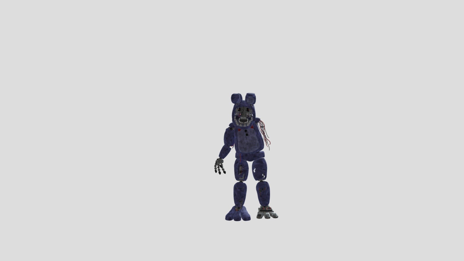 Withered Bonnie - Download Free 3D model by dwall8611 [4886cd1] - Sketchfab
