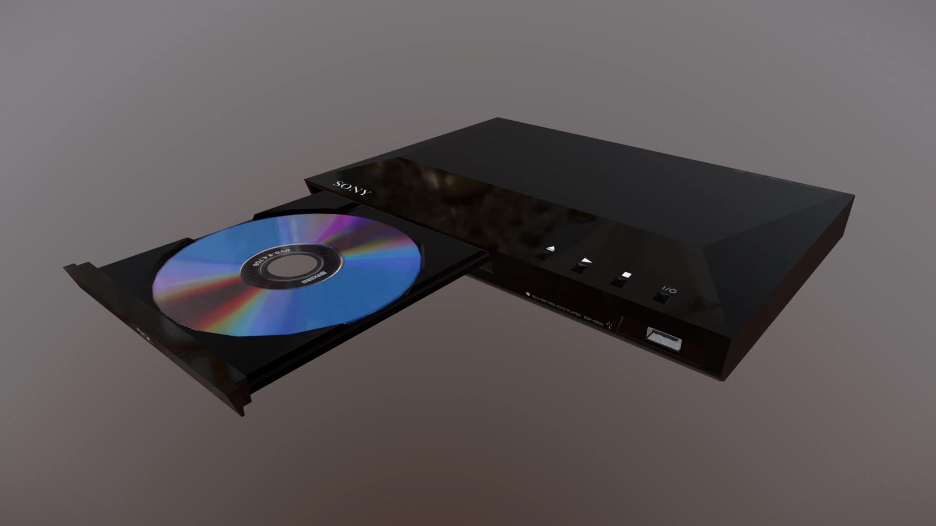 Sony Blu-Ray Player - 3D model by Ryan Bartlett (@ryanbartlett ...