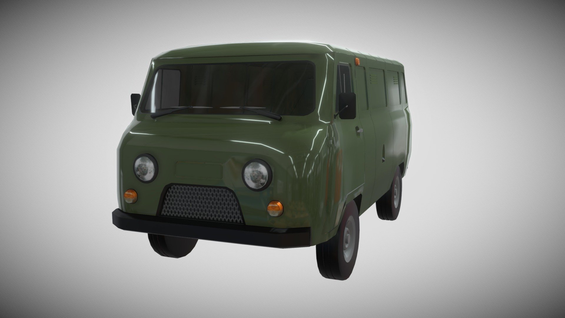 UAZ 452 "БУХАНКА" - 3D model by Andrewans [4887c04] - Sketchfab