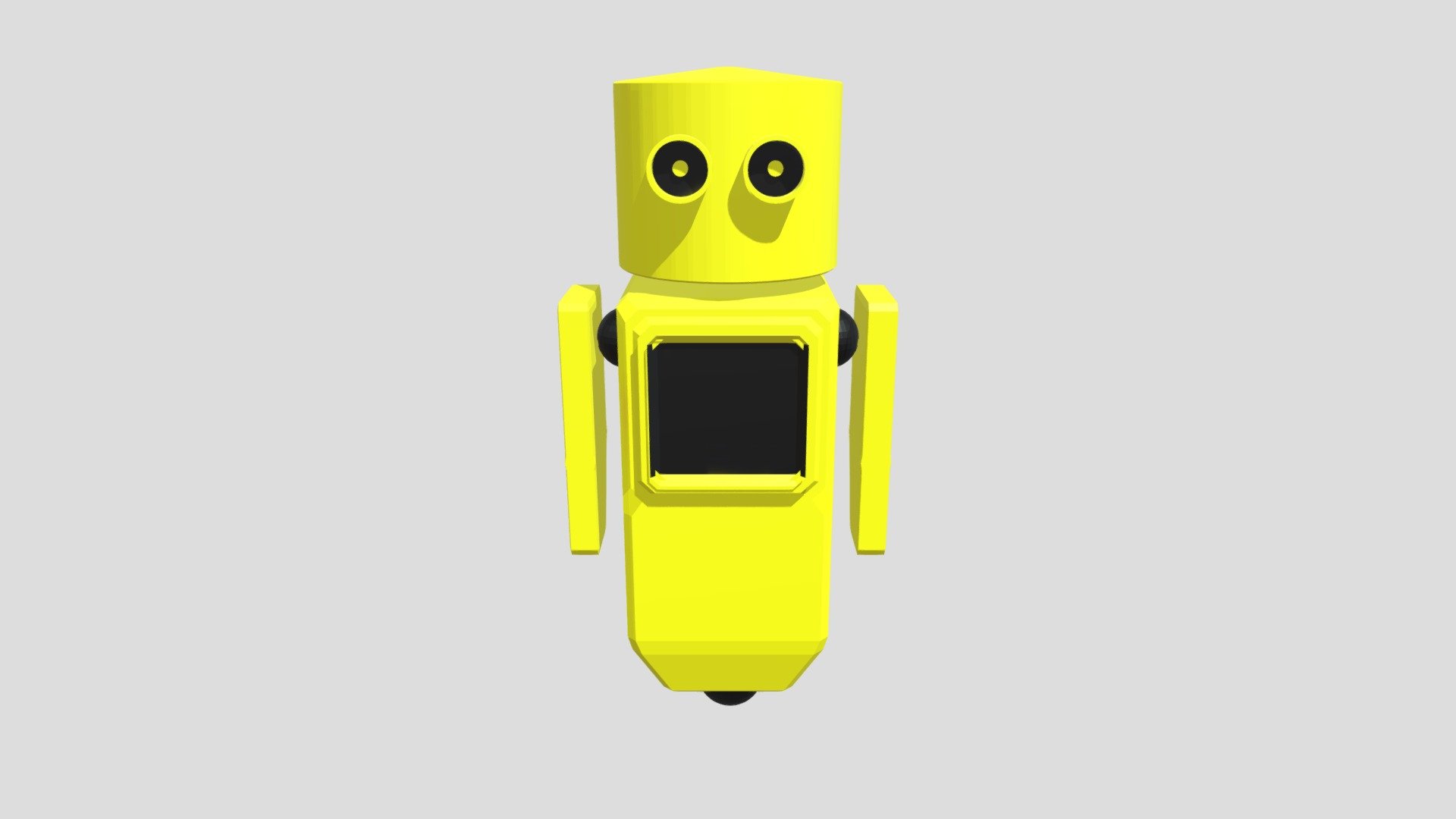 Yellow Robot Low Poly - Download Free 3D model by imlcbaylor [4888ca7 ...
