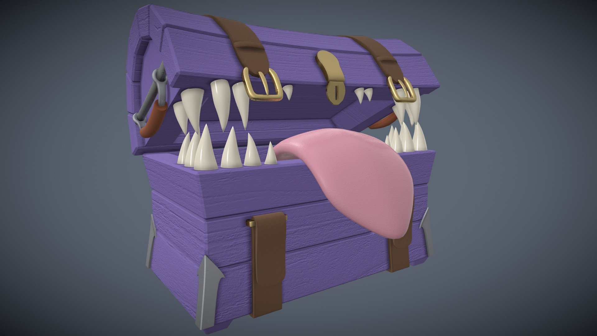 Fantacy Mimic Chest - 3D model by Taymor (@Taymor46) [48890d8] - Sketchfab