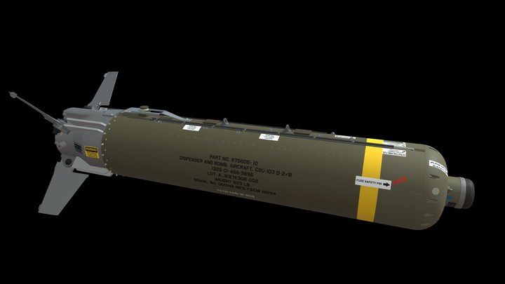 Cbu-103 3D models - Sketchfab