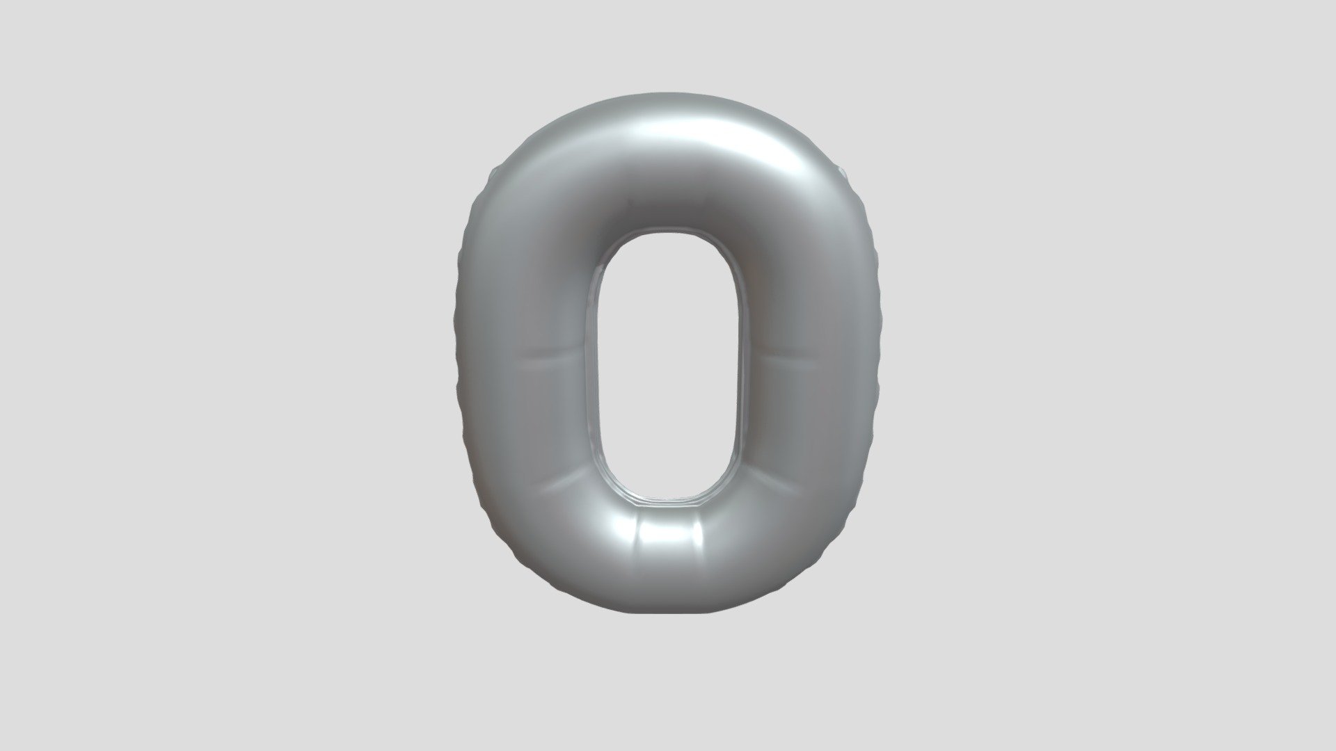 green inflatable number zero - 3D model by fksgml8781 [488bf2f] - Sketchfab
