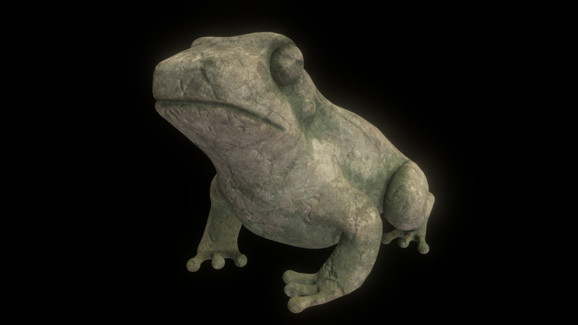 Stone Frog - 3D model by Symbol (@Symbol12) [488c88f] - Sketchfab