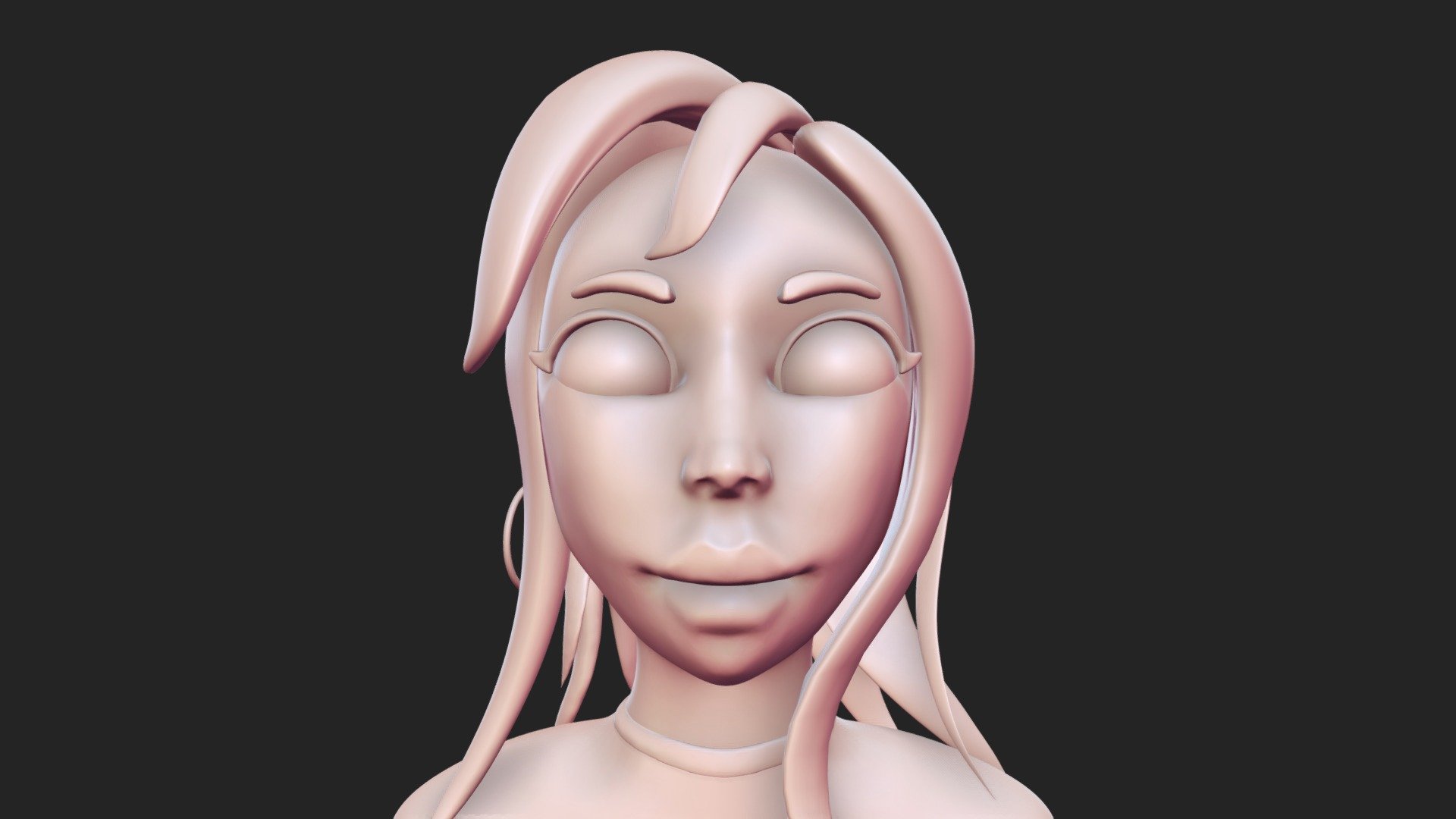 Stylized Girl Face - Download Free 3D model by NeloMN1 [488ce48 ...