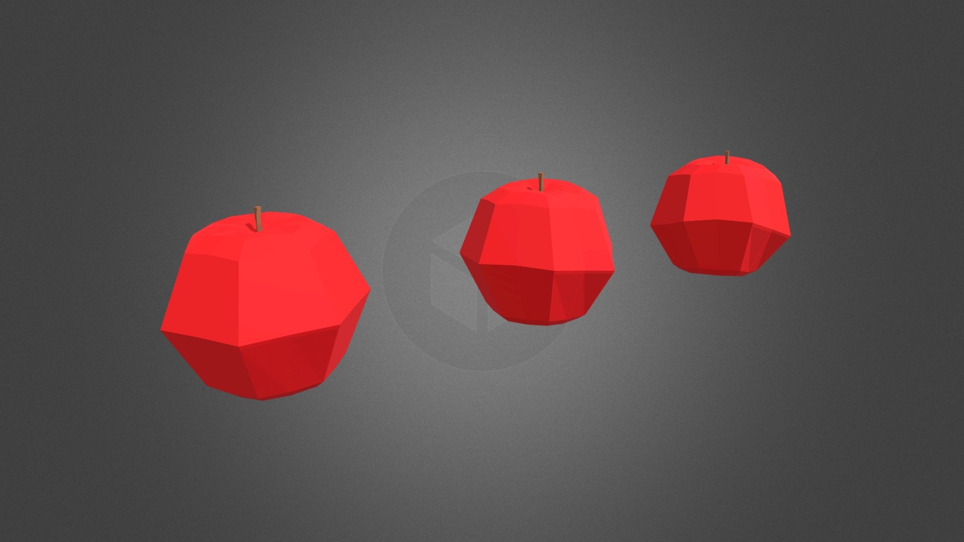 Apple - Download Free 3D model by ilushin_ [488ec57] - Sketchfab
