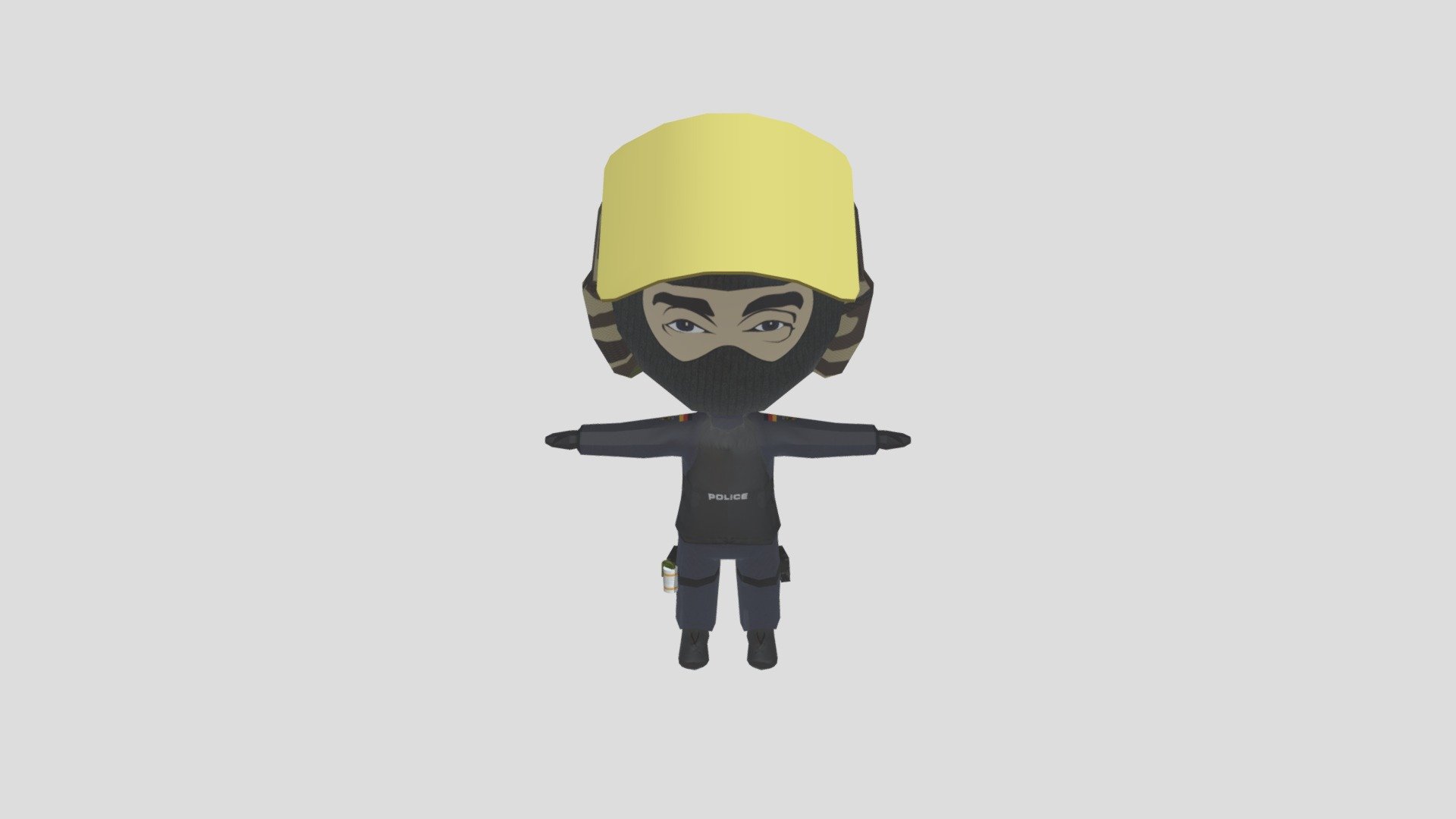 Swat Character - 3D model by caymwin [488f922] - Sketchfab