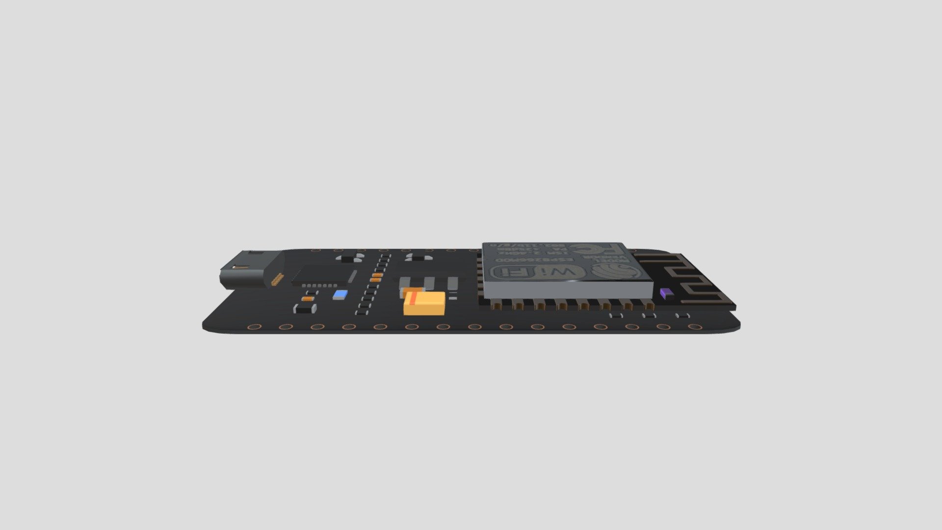 NodeMcu - 3D model by Jean.Antony [4890ce1] - Sketchfab