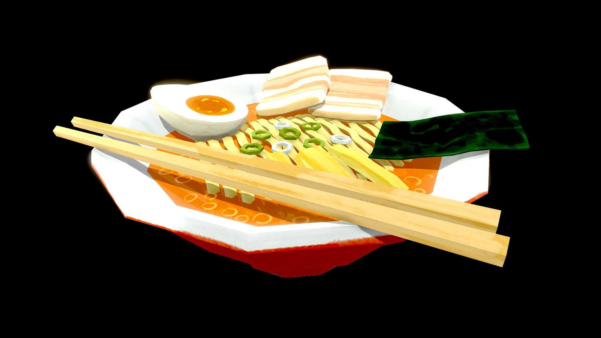 Ramen - 3D model by Uzumusiyaki(渦蟲焼き) (@uzumusiyaki) [4891b62] - Sketchfab